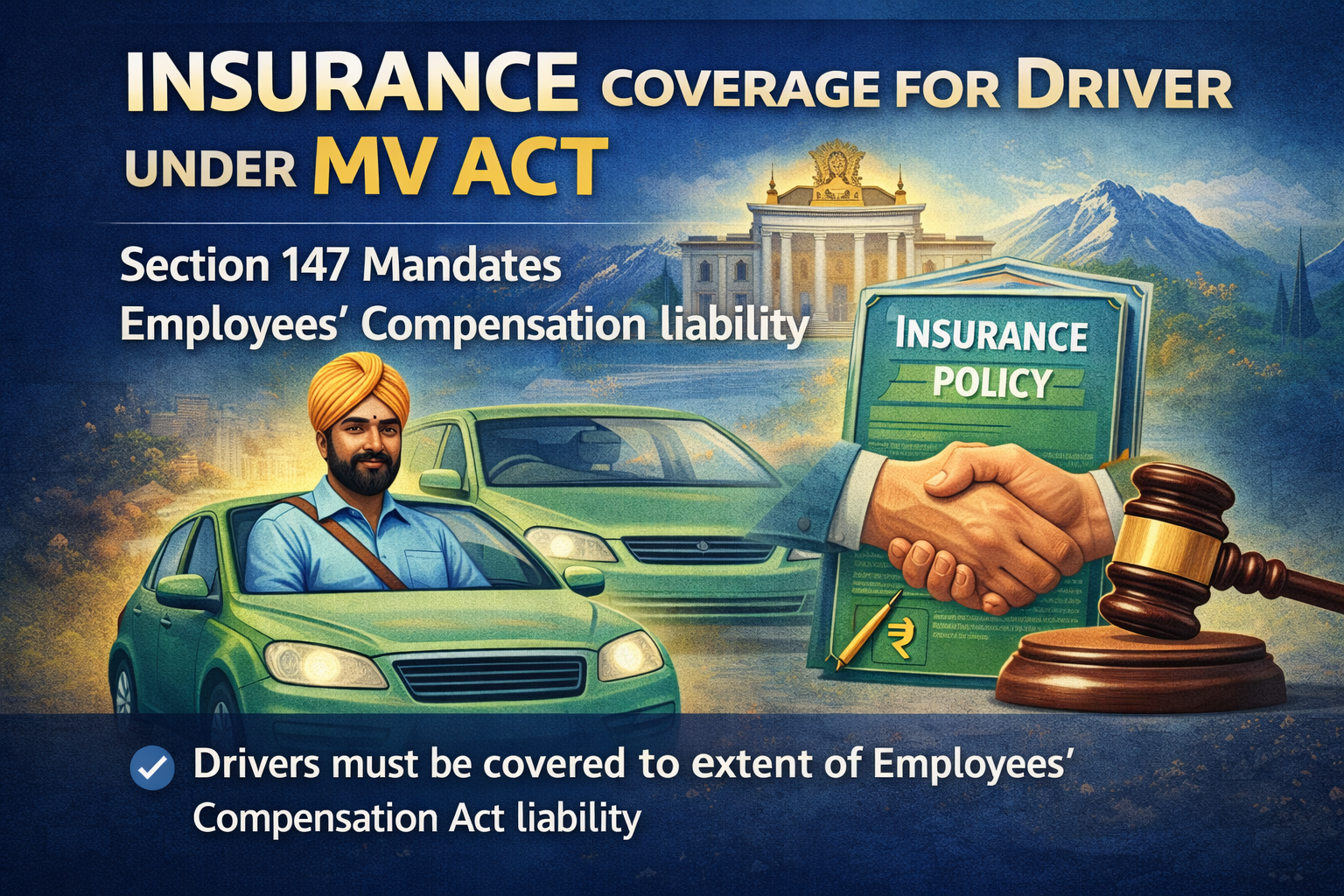 Insurance Coverage for Driver under Section 147 MV Act: Himachal ...